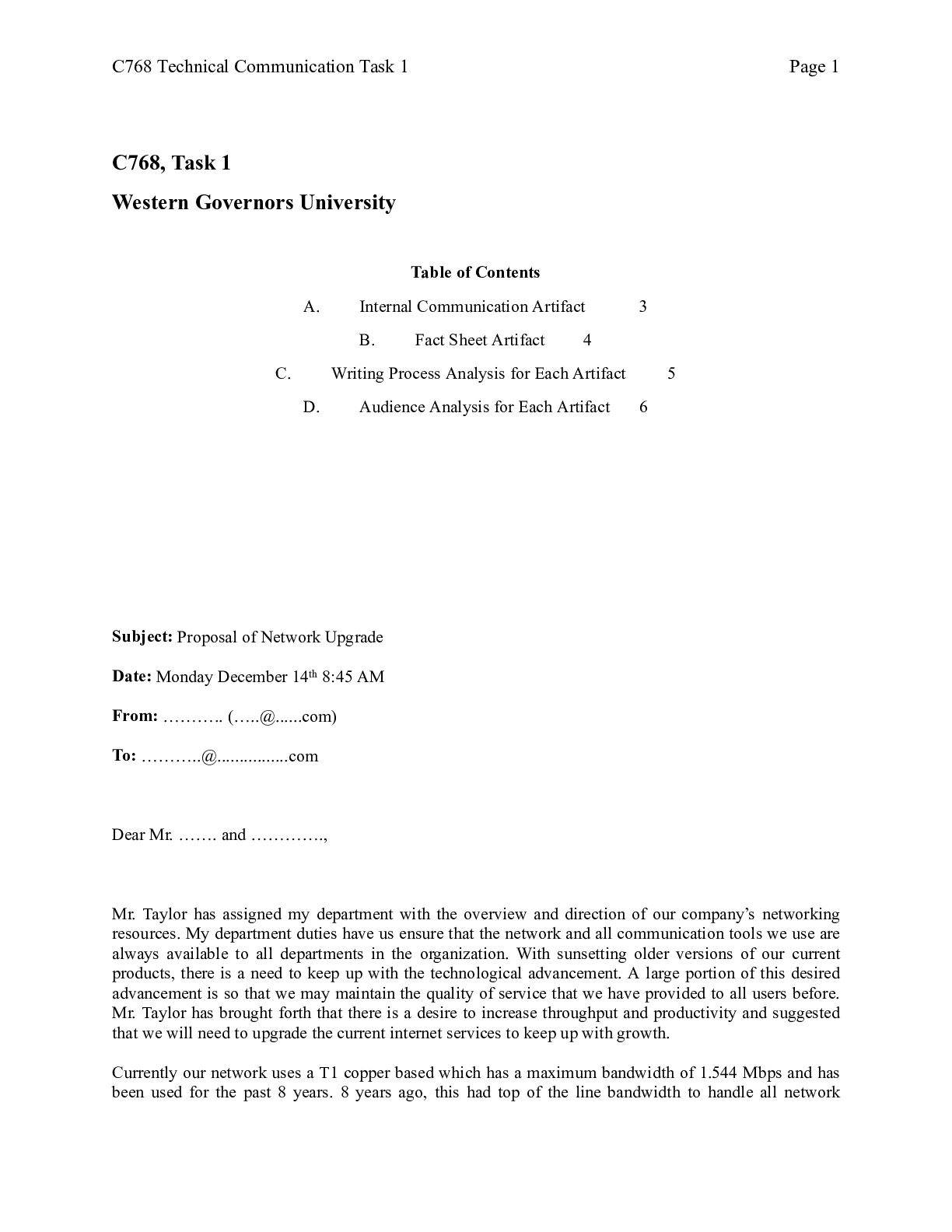 C768_Task_1__1_.docx C768, Task 1 Western Governors University Table of ...