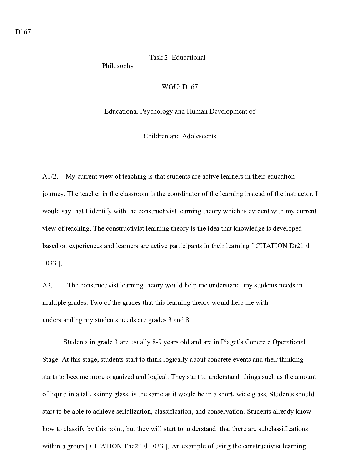 PsychTask2.docx D167 Ta - Scholarfriends