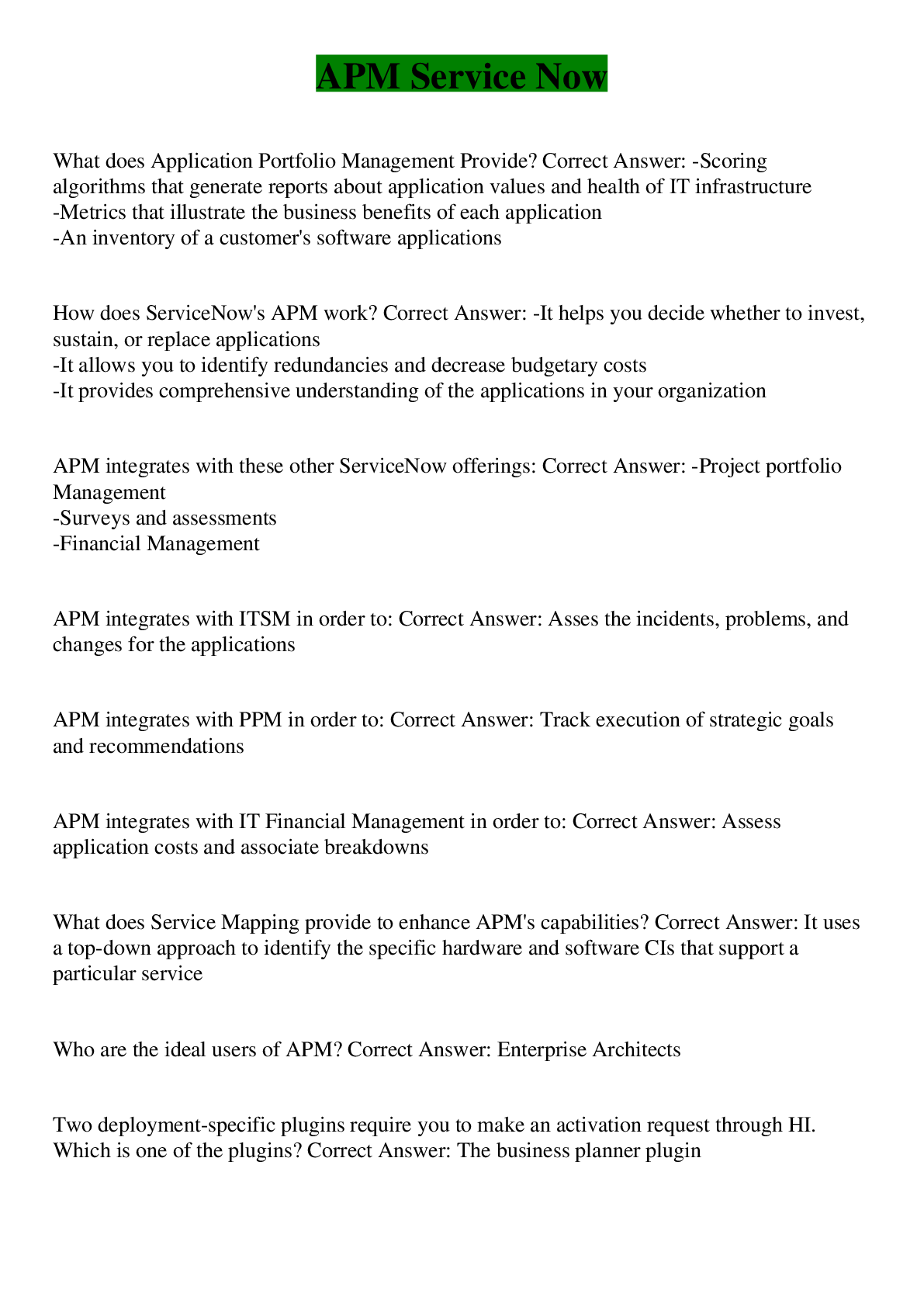 APM Service Now - Scholarfriends