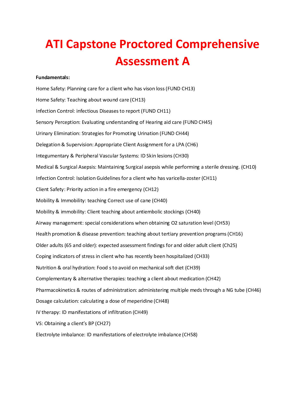 ATI Capstone Proctored Comprehensive Assessment A - Scholarfriends