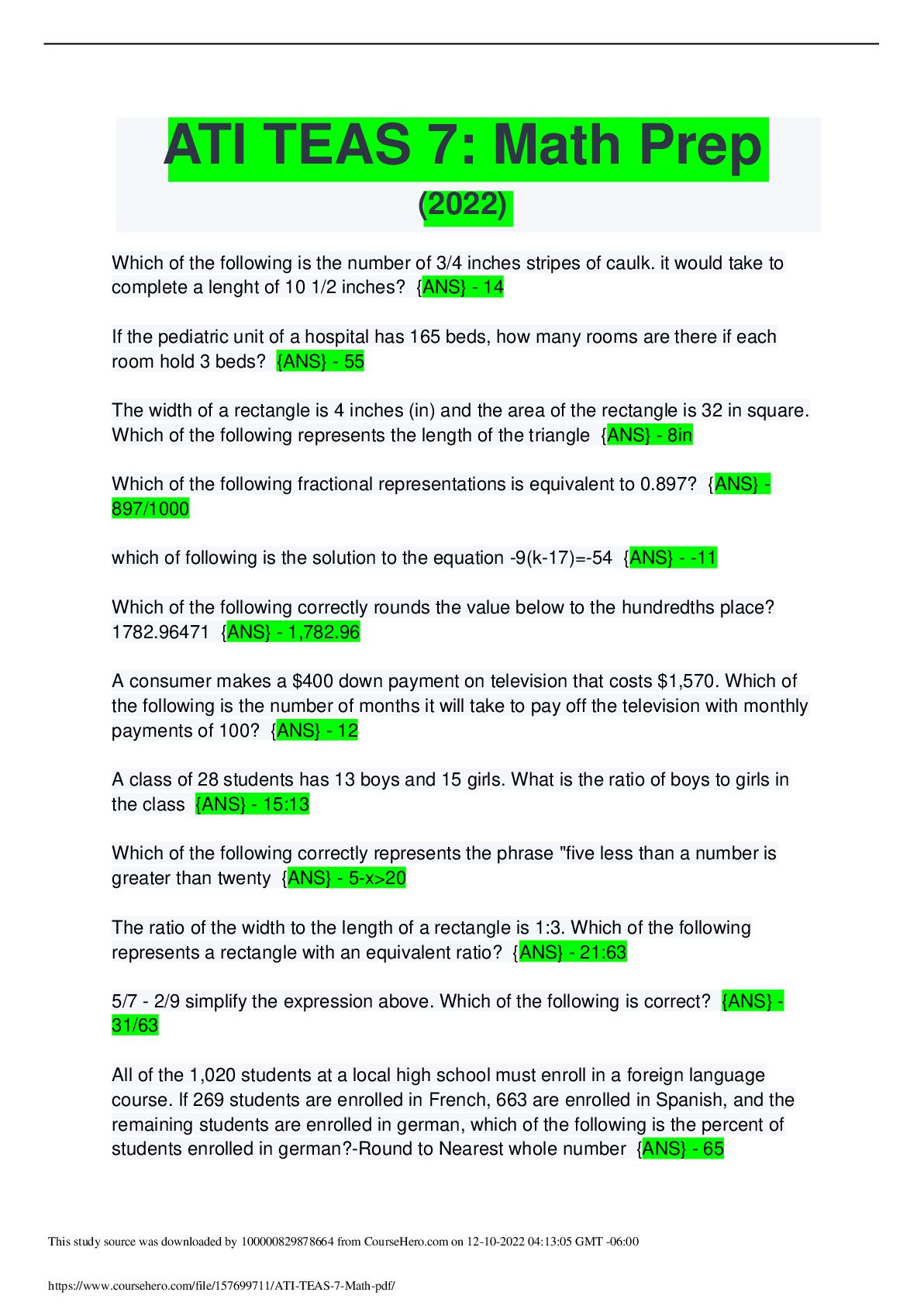 ATI_TEAS_7_Math_Prep - Scholarfriends