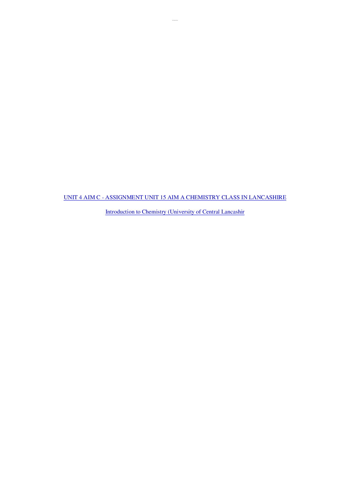 BTEC Applied Science Unit 4 Learning aim C - Scholarfriends