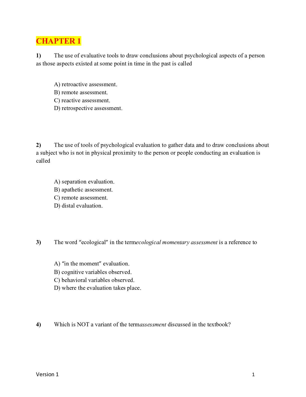 Psychological Testing And Assessment An Introduction To Tests And Measurement 10th Edition By