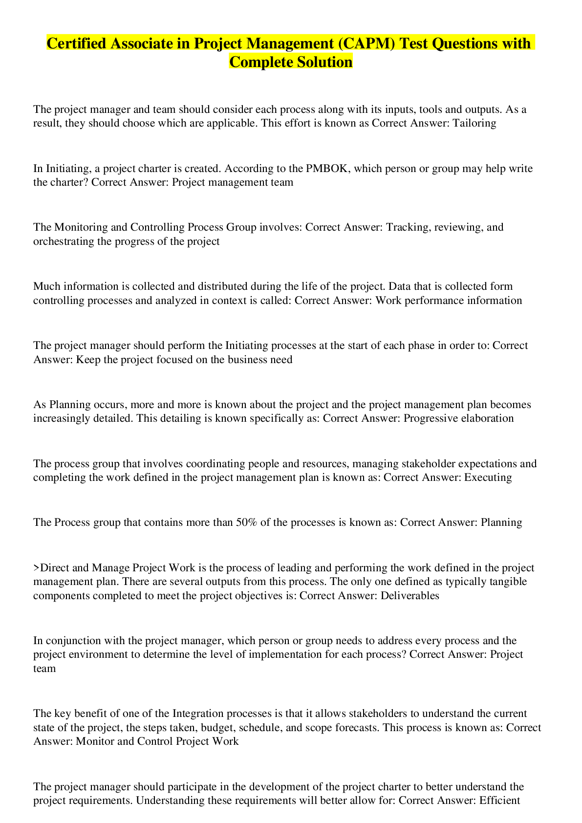 Derivative Classification Exam IF103.16| 30 questions with complete ...