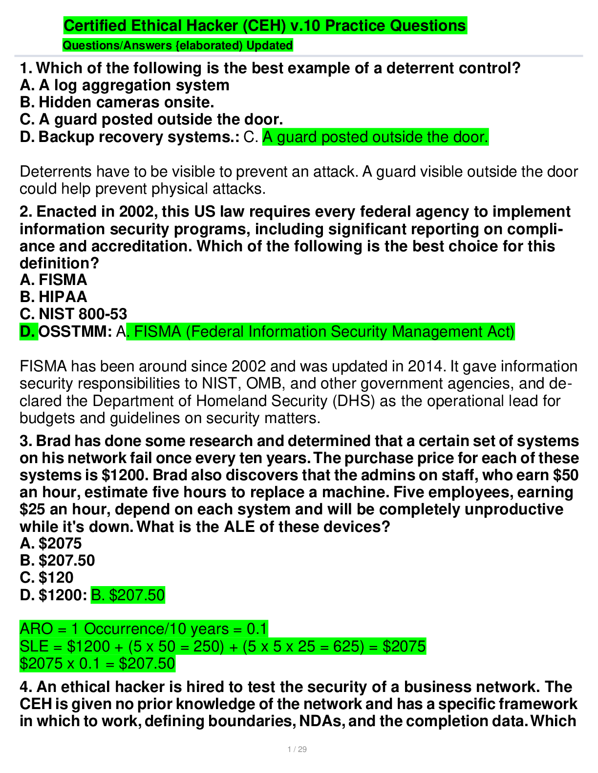 USMC CACO Test | Mostly Tested Questions with 100% Correct Answers ...