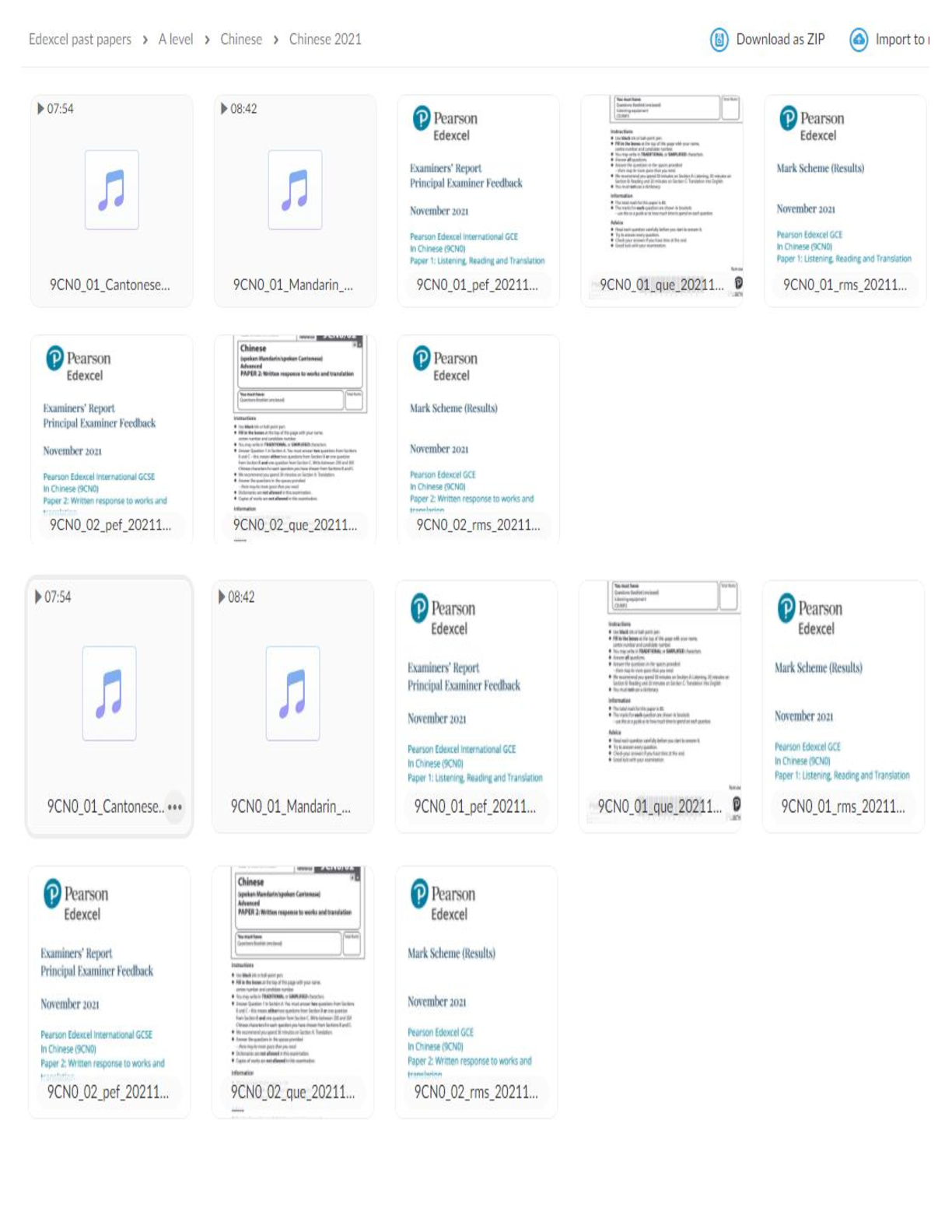Pearson Edexcel Past Papers A Level Chinese-With Cantonese & Mandarin ...