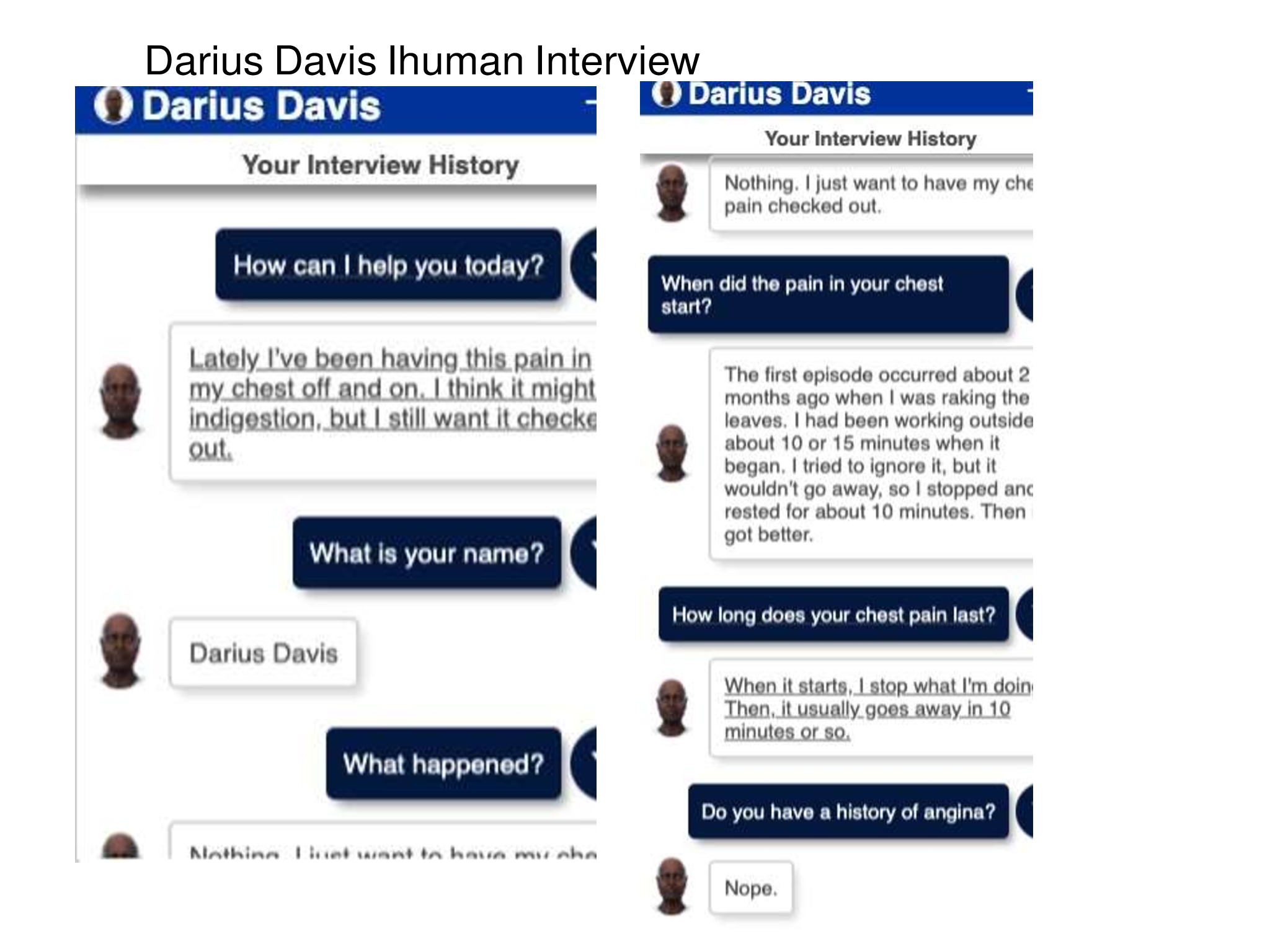Darius Davis History new Interview /Darius Davis Ihuman Assessment new ...