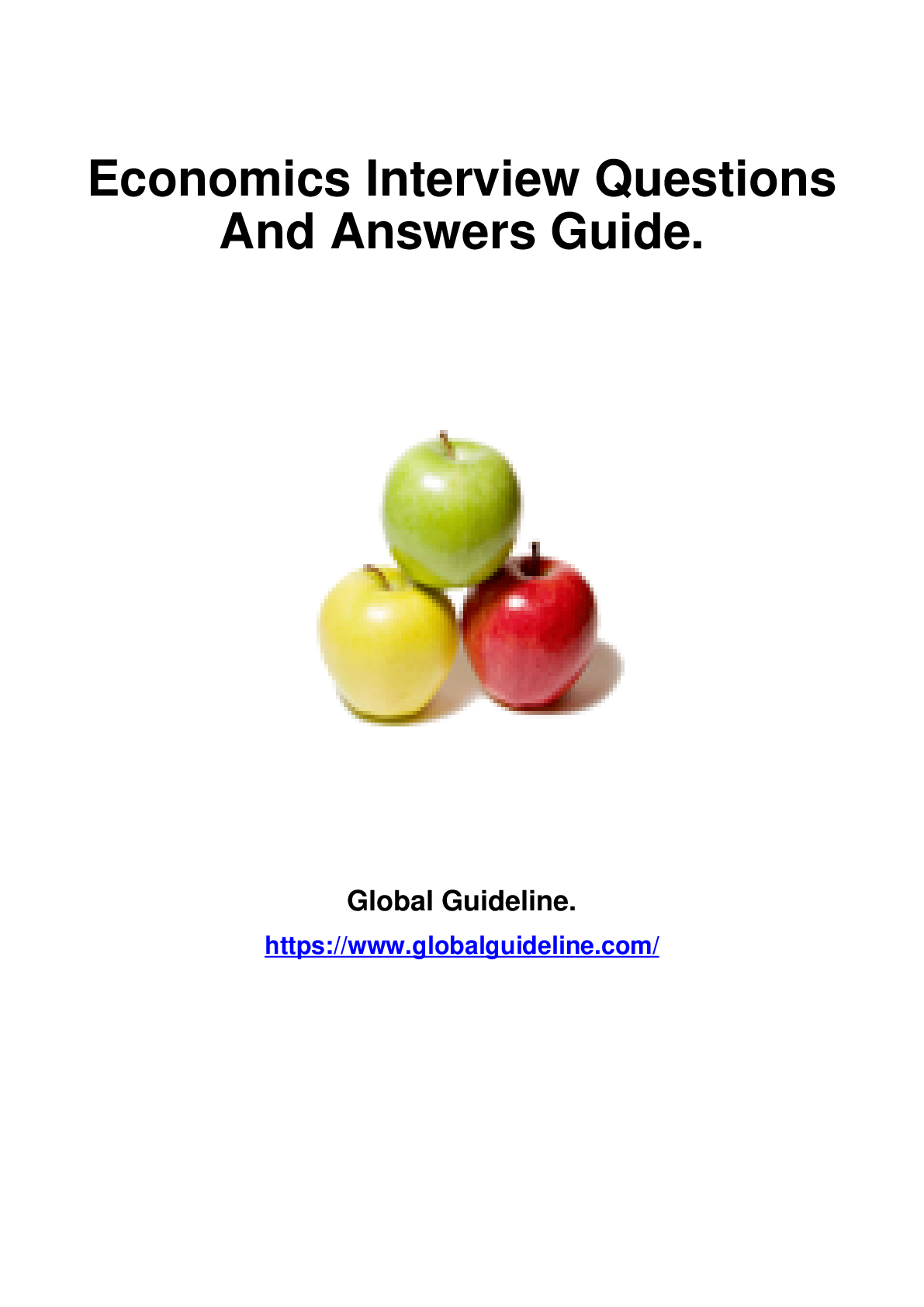 Economics-Interview-Questions-and-Answers-99 Preparation Guide ...