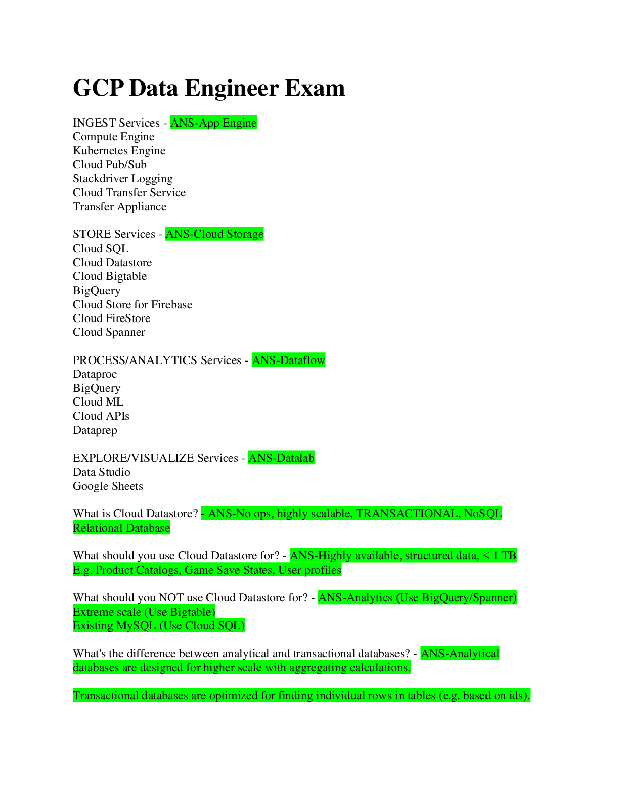 GCP Google Cloud Platform Bundled - Scholarfriends