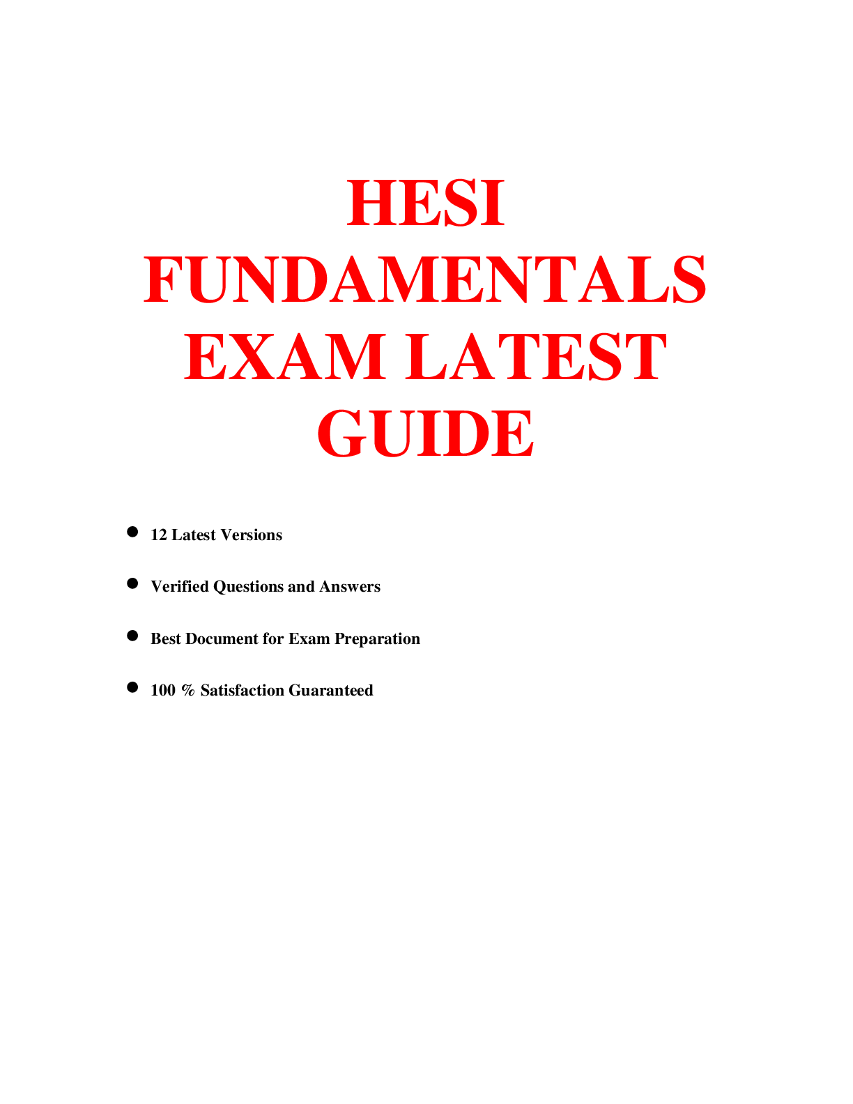 HESI FUNDAMENTALS PHARMACOLOGY EXAM QUIZBANK LATEST AND COMPLETE GUIDE ...
