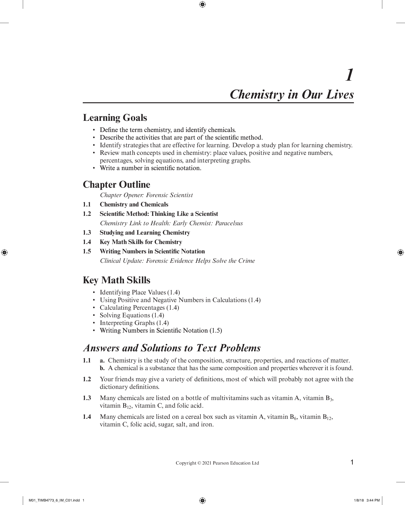 General, Organic, and Biological Chemistry Structures of Life 6th ...