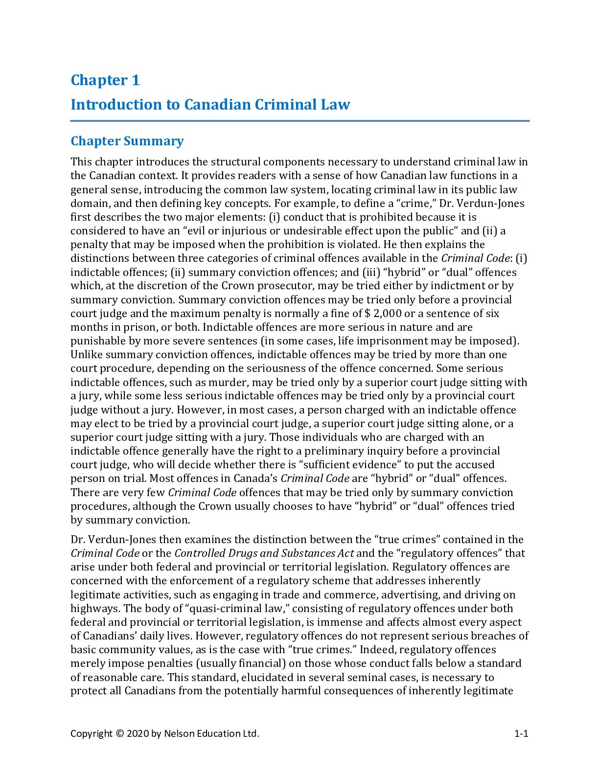 Criminal Law in Canada Cases, Questions, and the Code, 7th Edition by ...