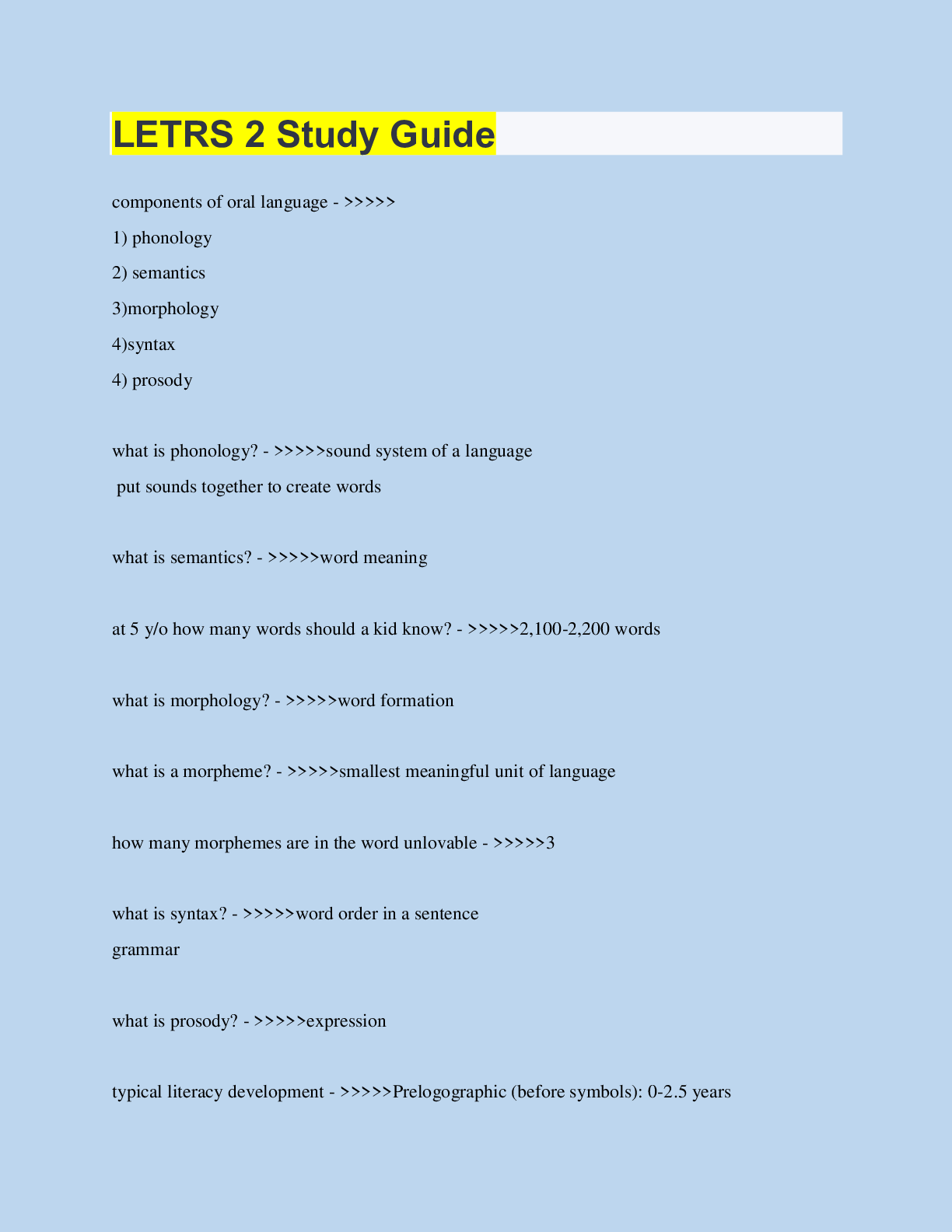 LETRS Unit 1 – Scholarfriends - Scholarfriends