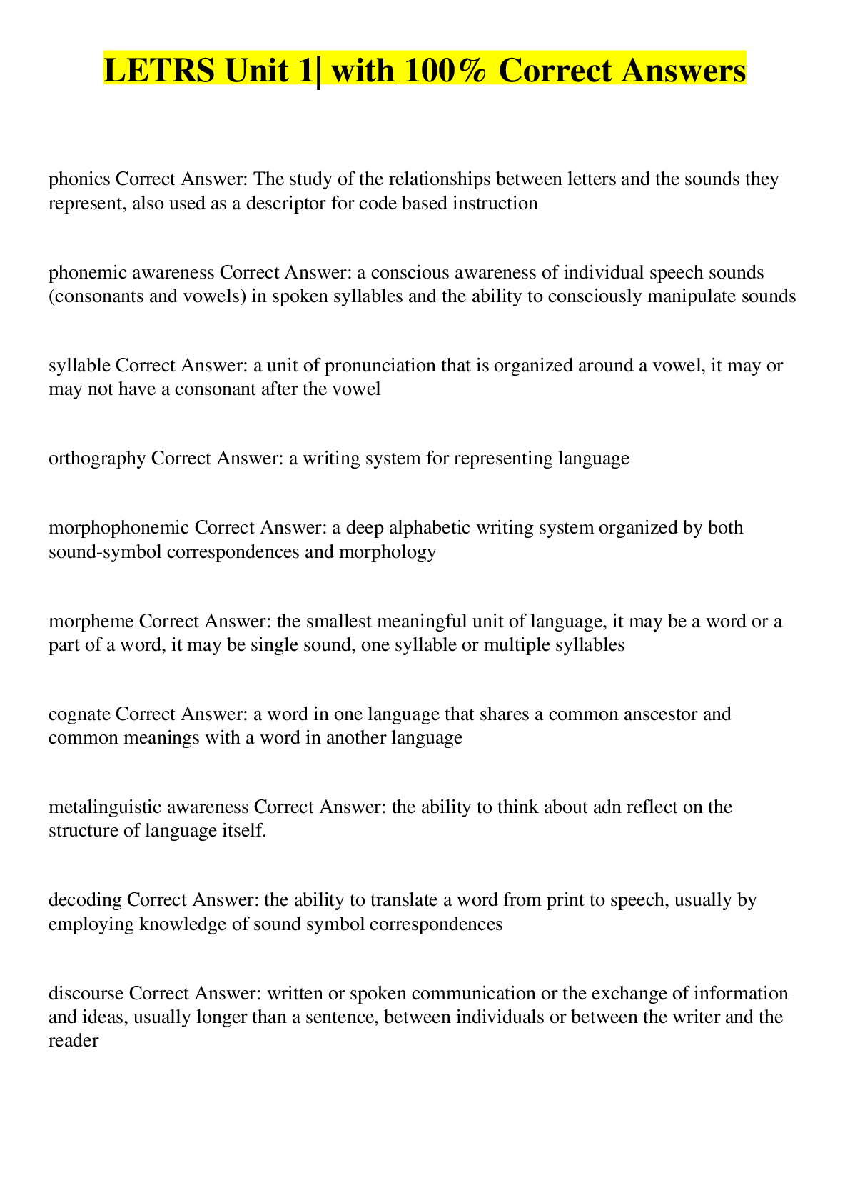 Derivative Classification Exam IF103.16| 30 questions with complete ...