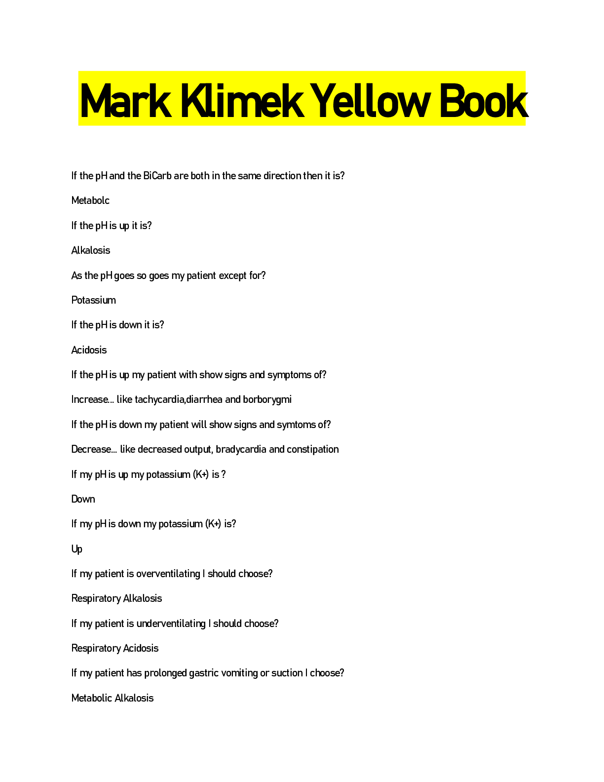 Mark Klimek Yellow Book - Scholarfriends
