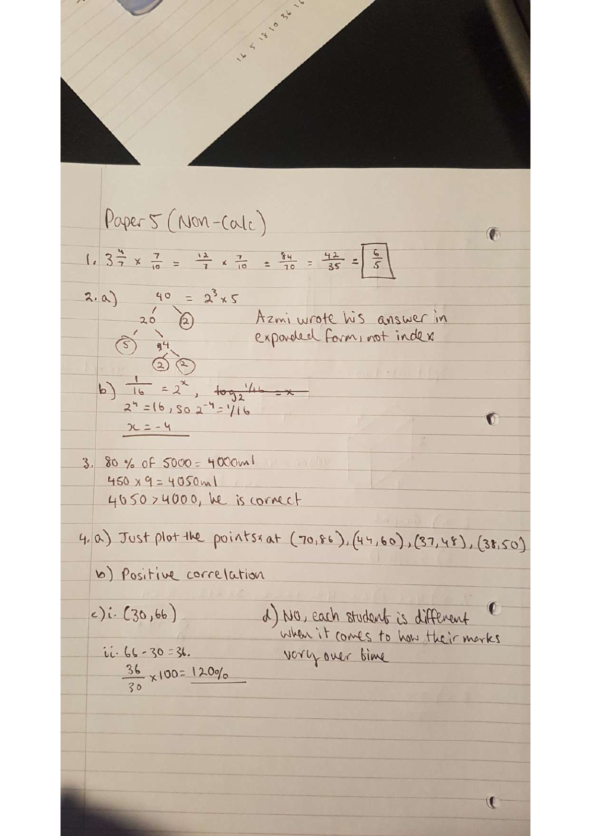 GCSE ( 9-1 ) Mathematics_J560/05 Worked Solutions 2021 | Paper 5 ...