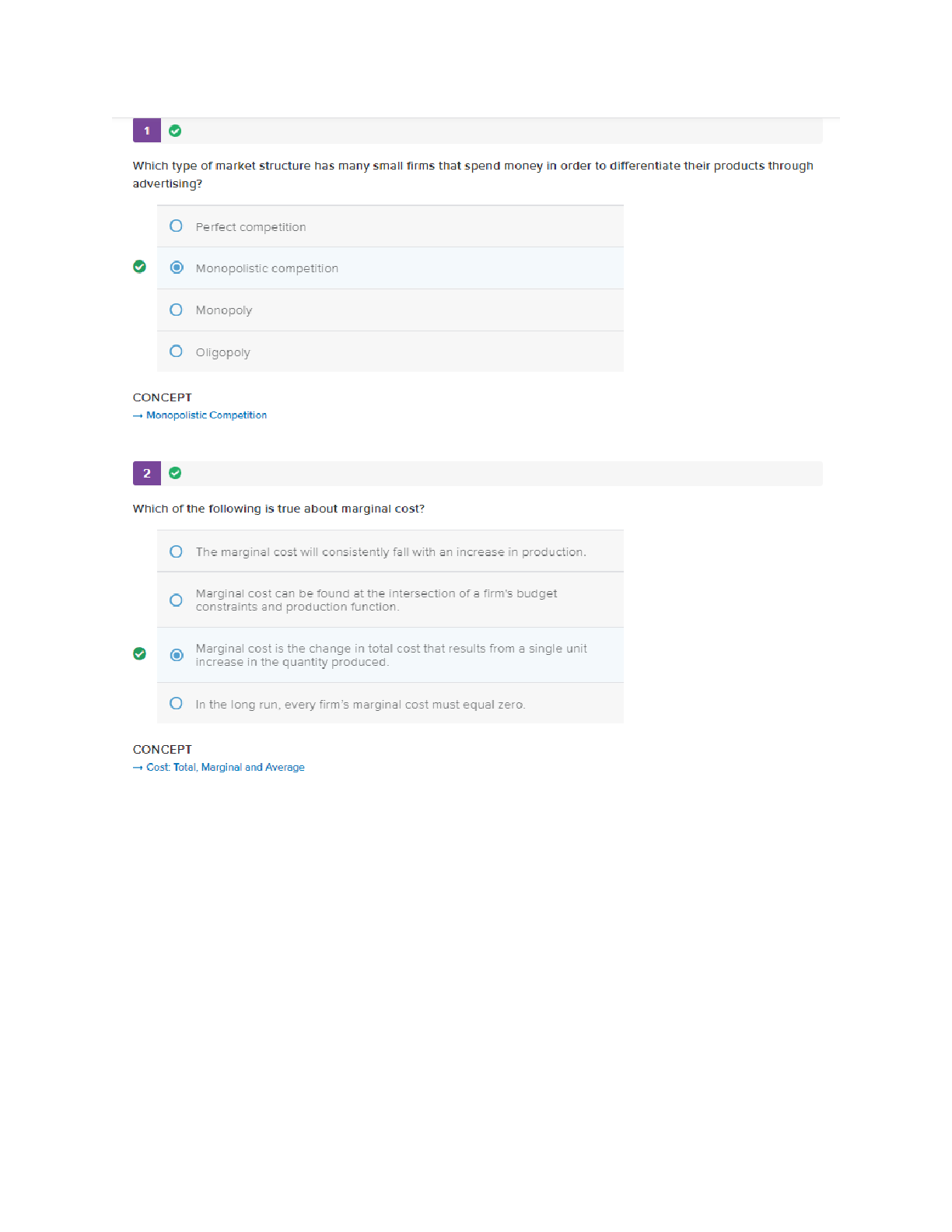 Microeconomics Sophia Learning Final Milestone, 2021 Update Study Guide ...