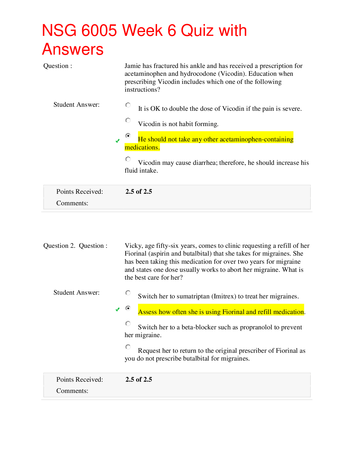 NR 565 Advanced Pharmacology Midterm | Chamberlain University 2025–2026 ...