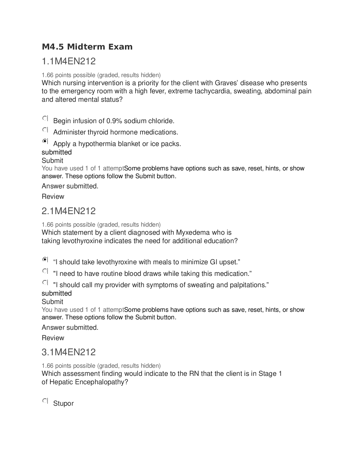 >NUR 212 Midterm Exam-with 100% verified answers-2022 - Scholarfriends