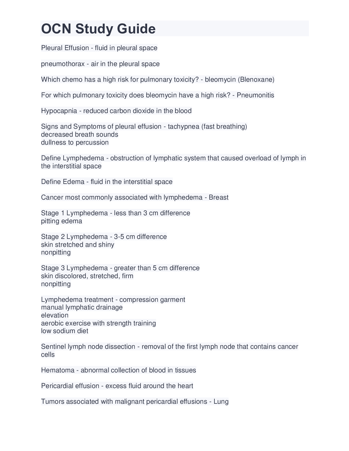 OCN Study Guide - Scholarfriends