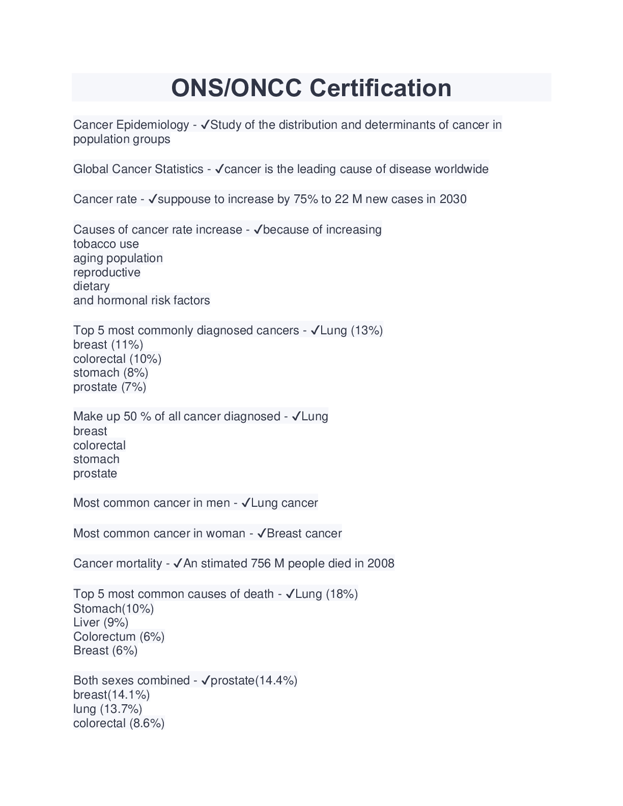 ONS/ONCC Certification (Latest 2023/2024) Complete Solutions ...