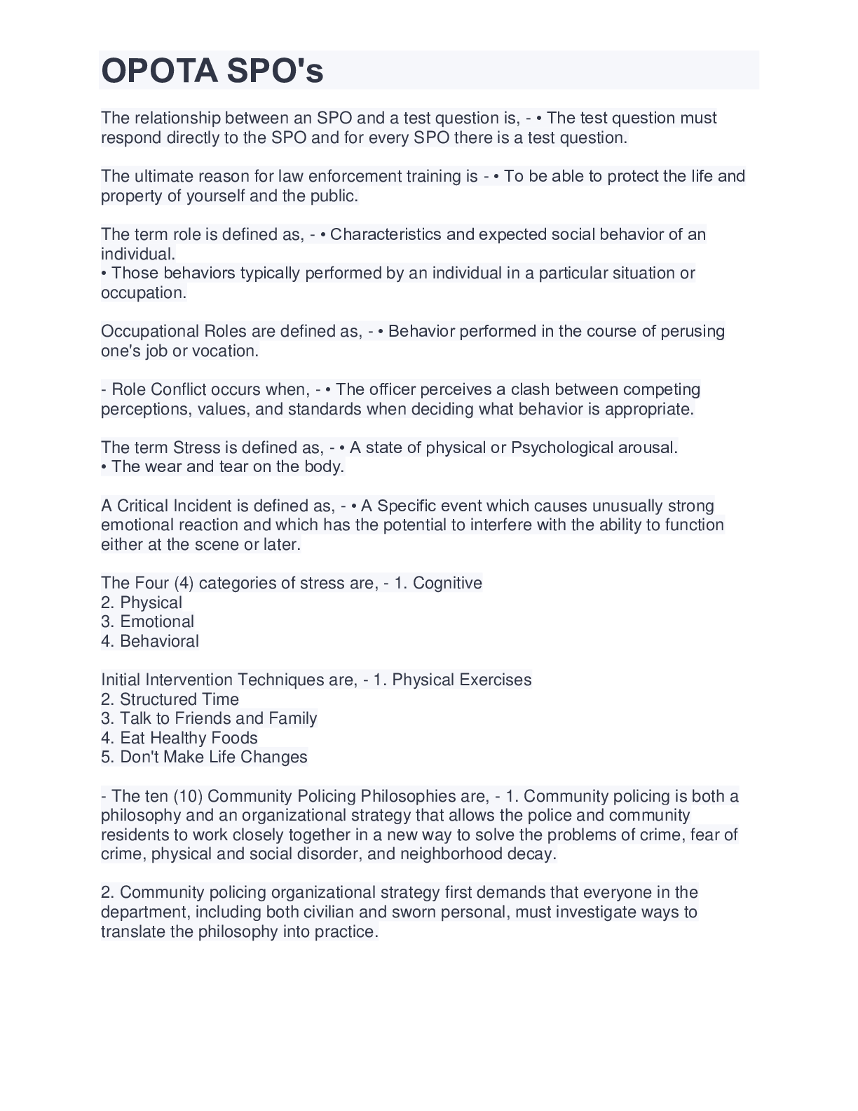 OPOTA SPO's - Scholarfriends