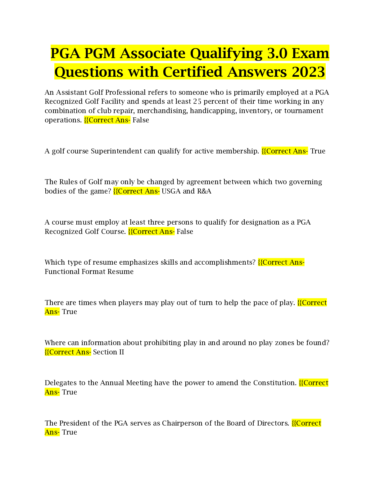USMC CACO Test | 43 Questions with 100% Correct Answers - Scholarfriends