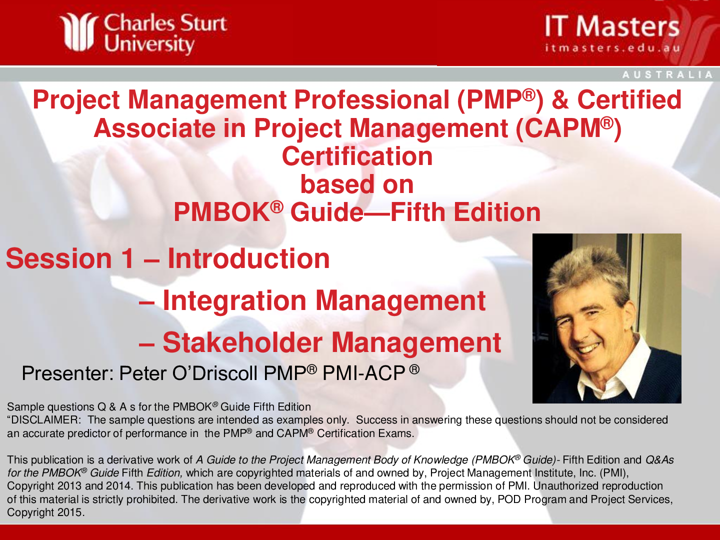 Project Management Professional (PMP®) Certification - Scholarfriends