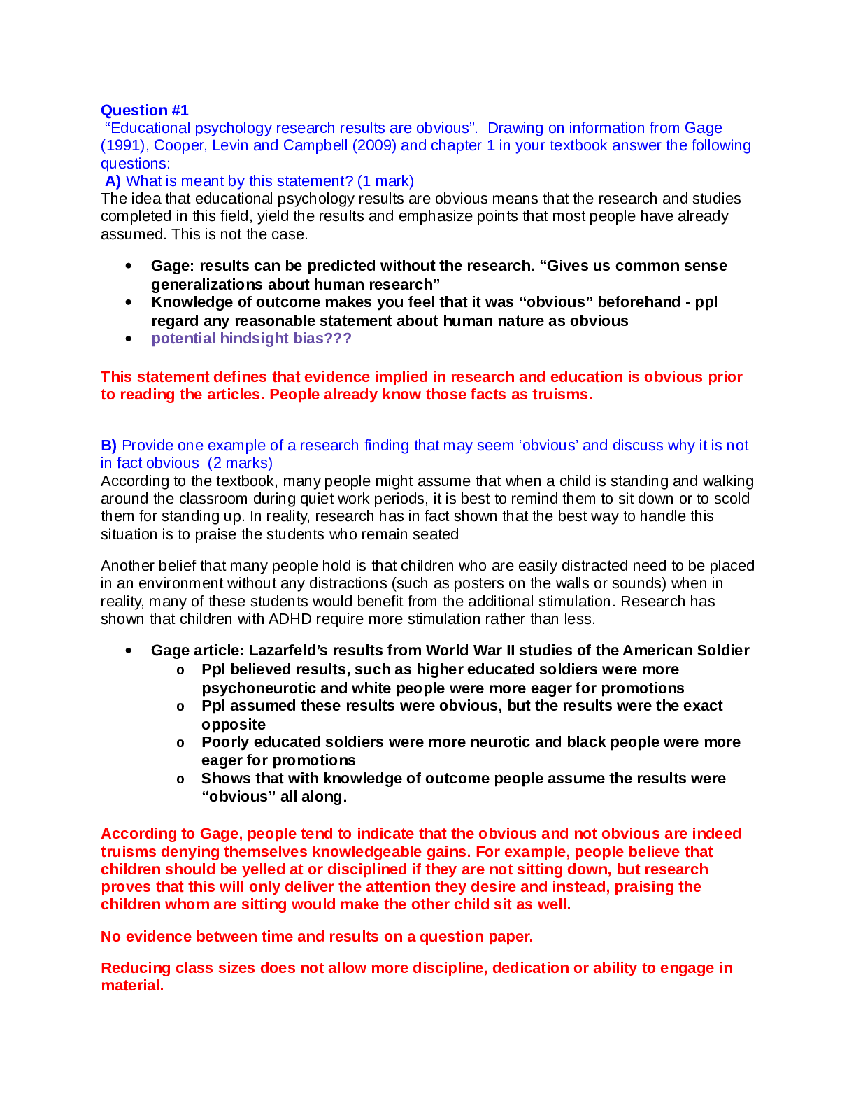 PSYC 3800 Final Exam Questions 2023 - Scholarfriends