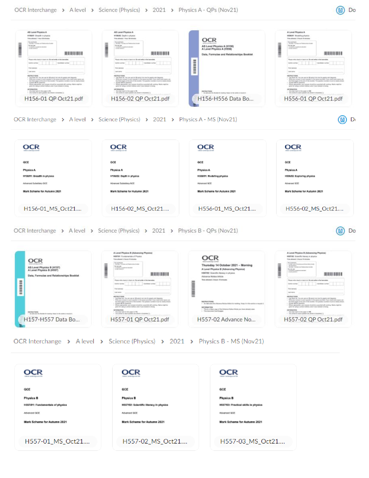 OCR Interchange As & A Level Advanced GCE. PHYSICS A & B Question ...