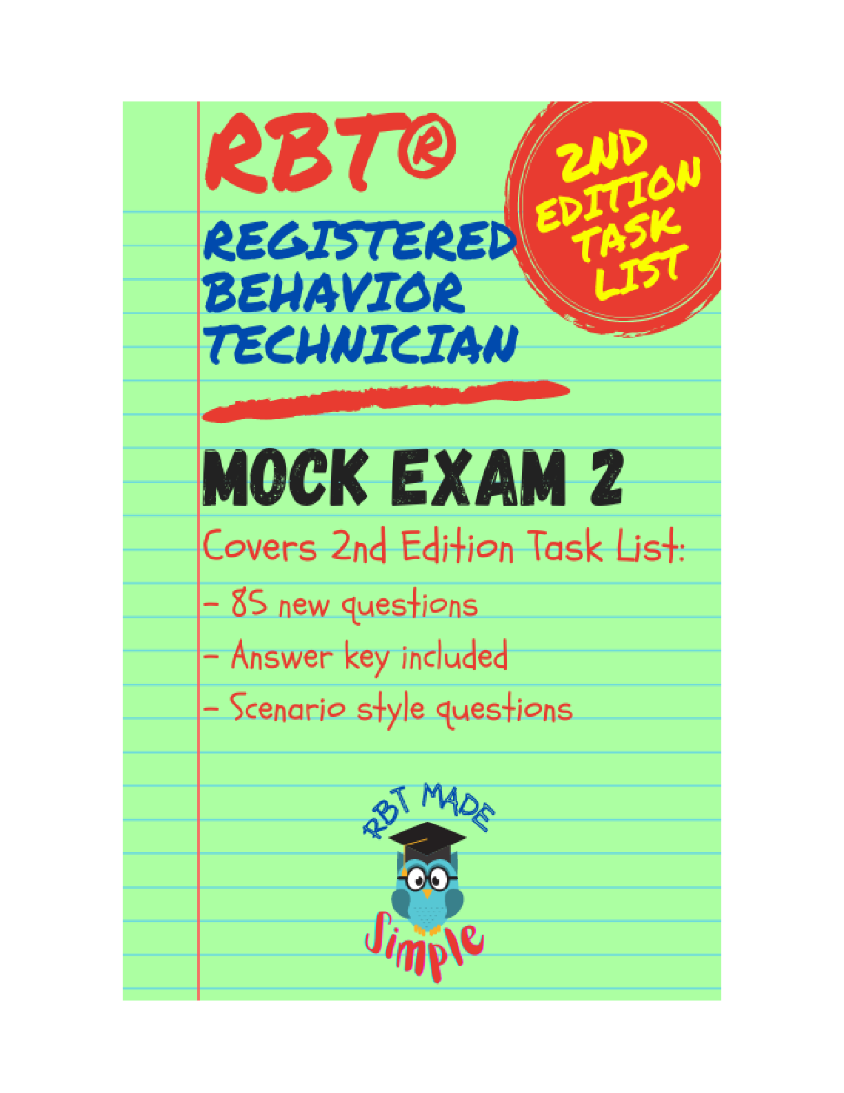 RBT Mock Exam 2 | Registered Behavior Technician Mock Exam 2 | 85 ...
