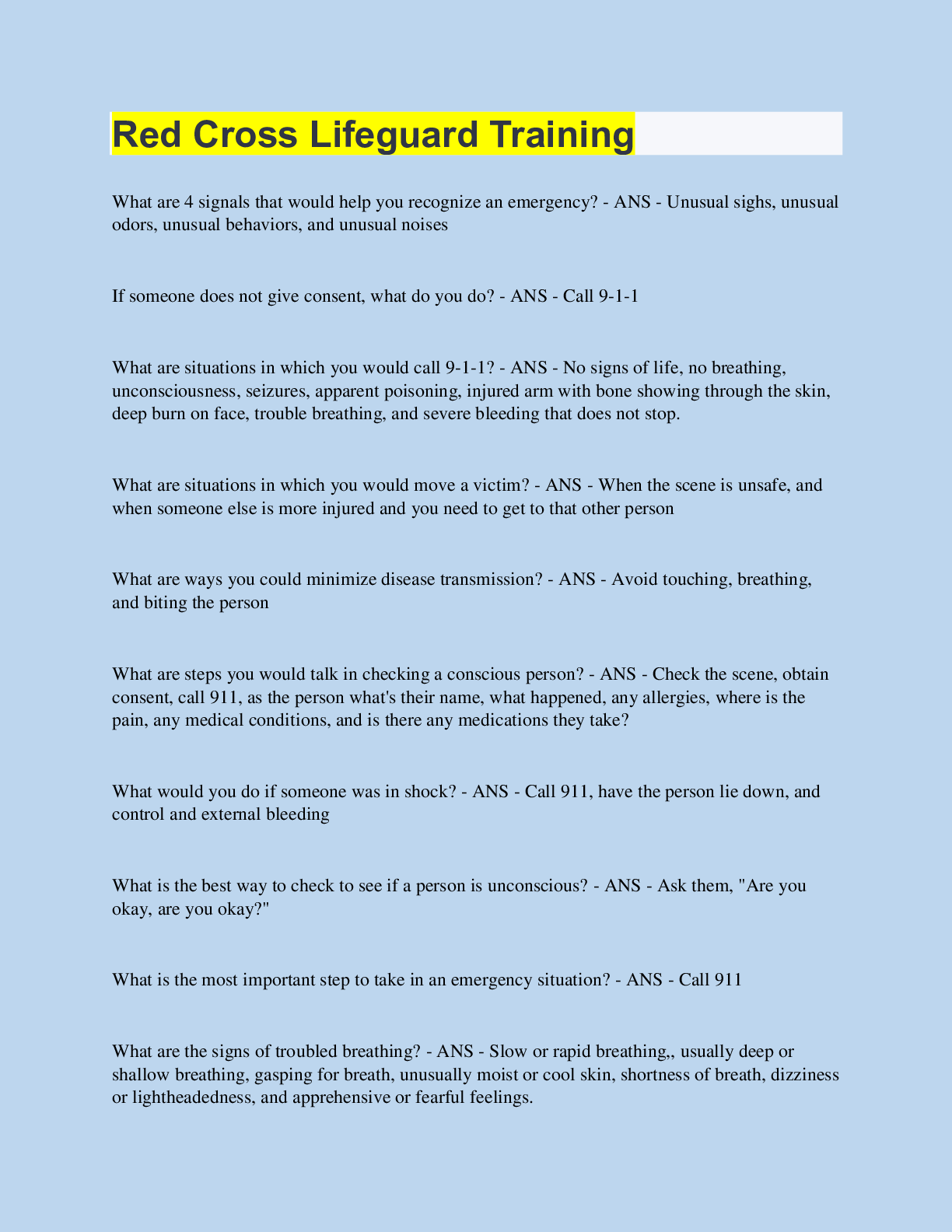 Red Cross Lifeguard Training - Scholarfriends