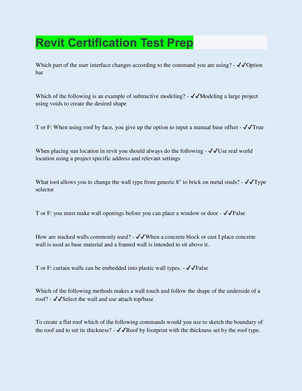 Revit Certification Test Prep – Scholarfriends - Scholarfriends