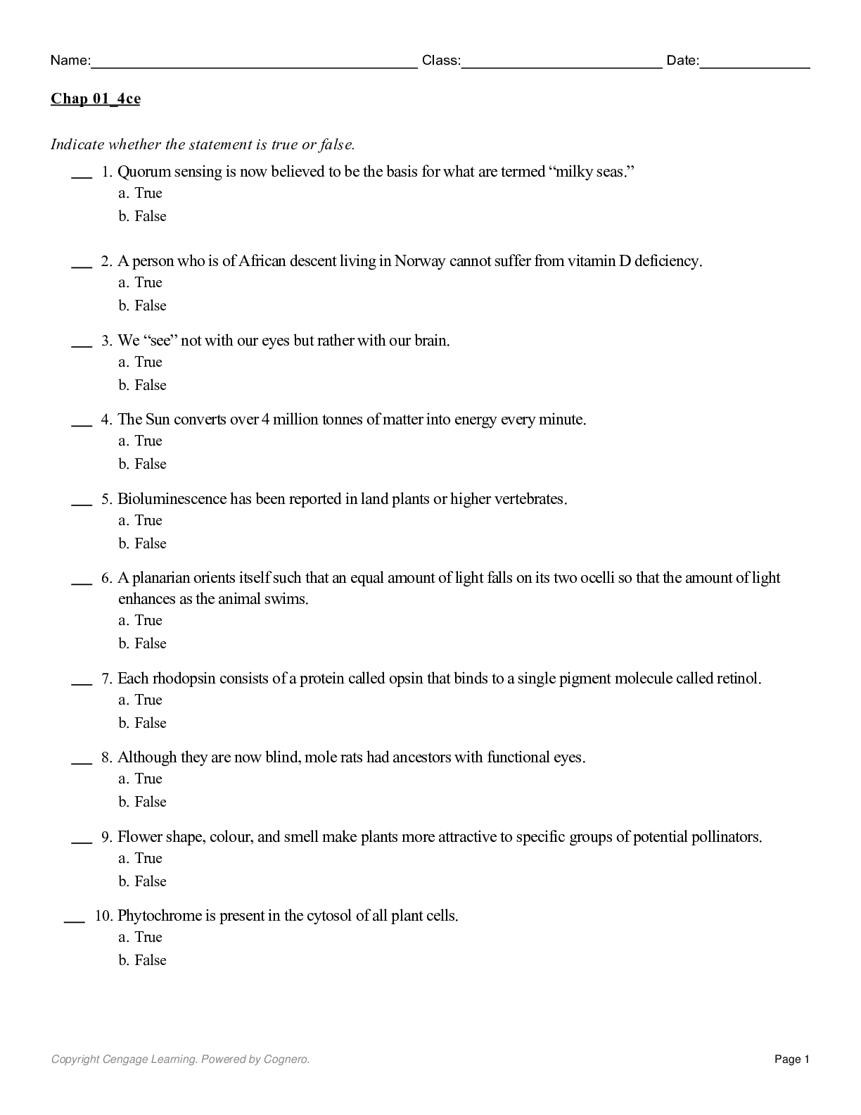 Biology: Exploring the Diversity of Life, 4th Canadian Edition by Peter ...