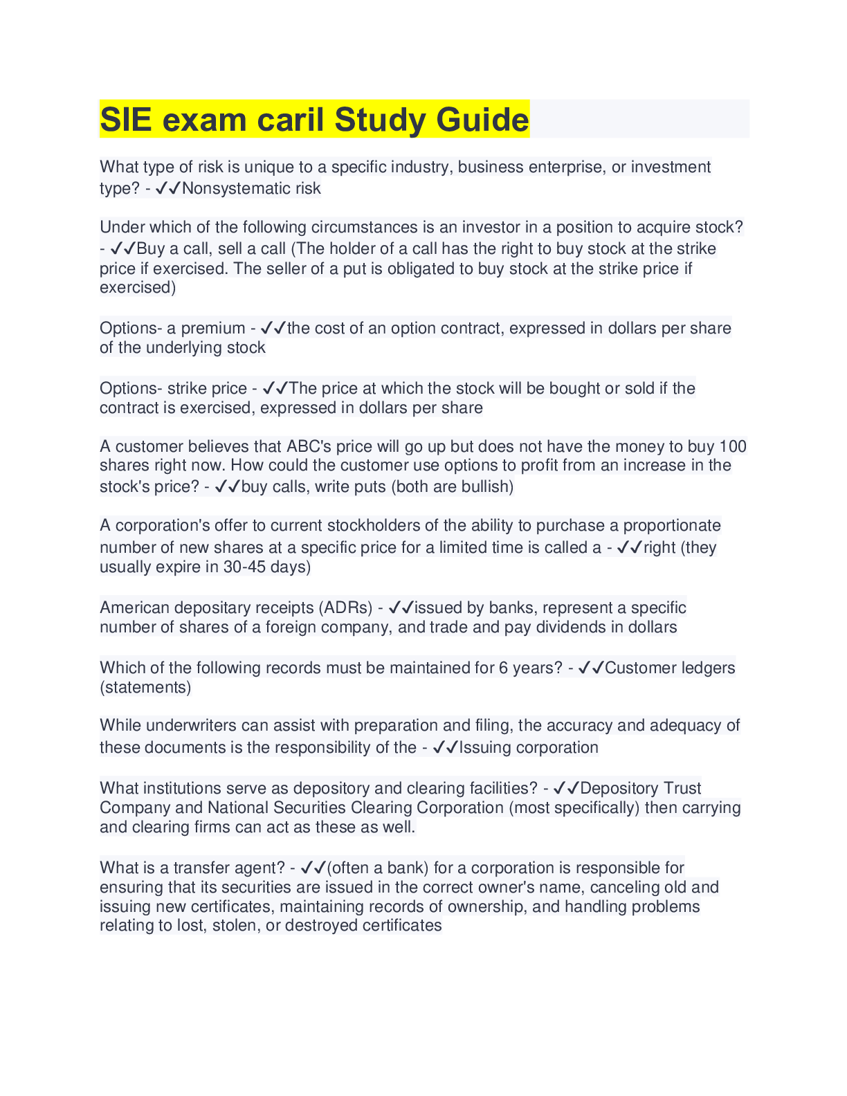 Army Board Study Guide | Verified Questions & Guaranteed Success for ...