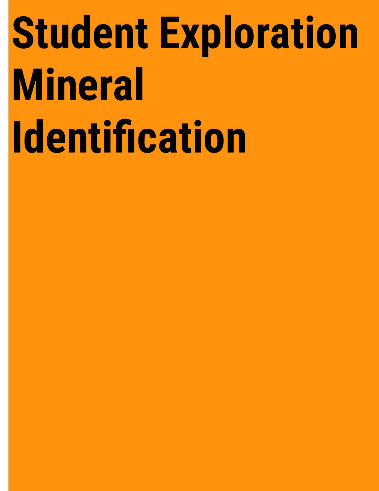 Exam (elaborations) Student Exploration Mineral Identification ...