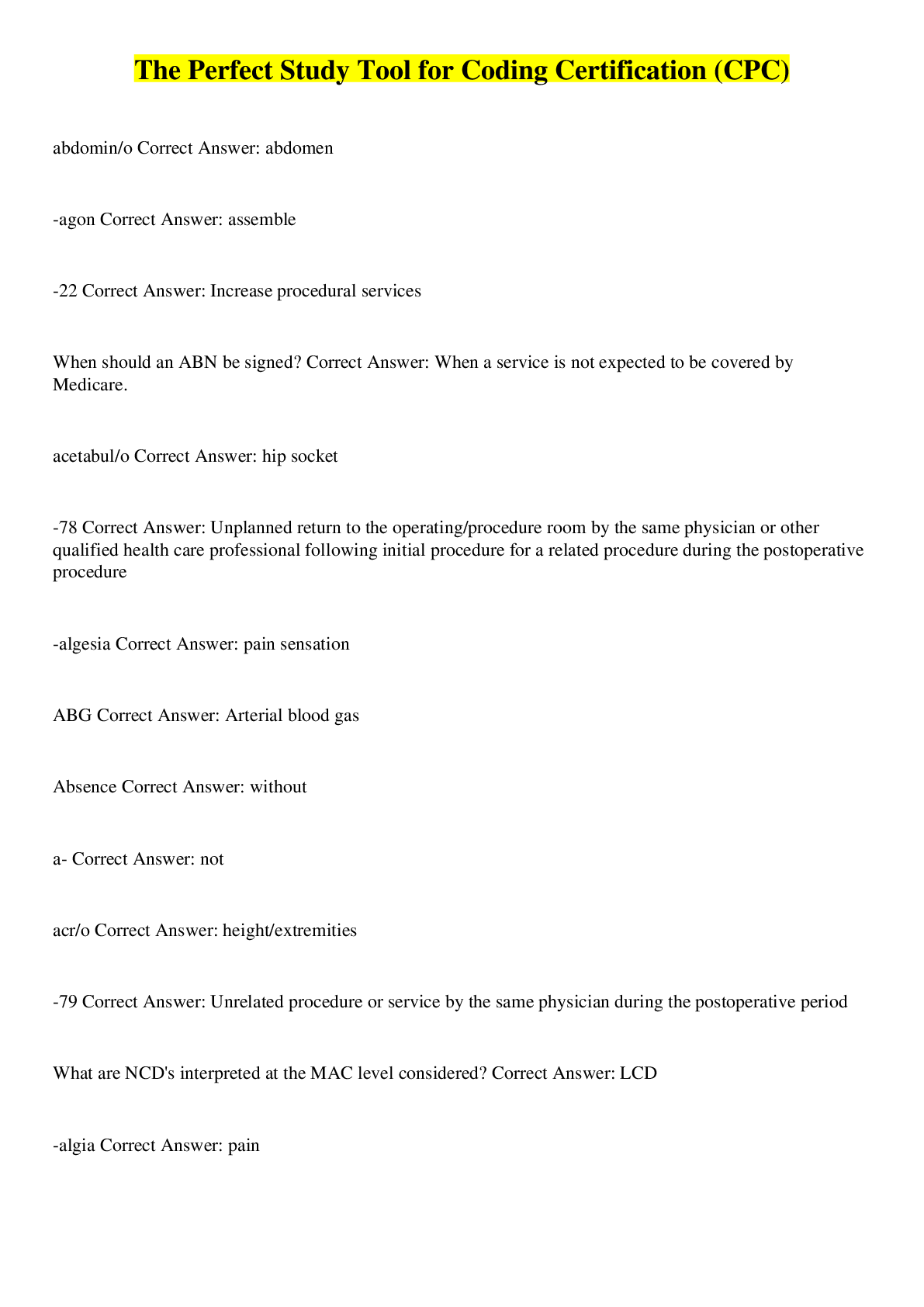 The Perfect Study Tool for Coding Certification (CPC) - Scholarfriends