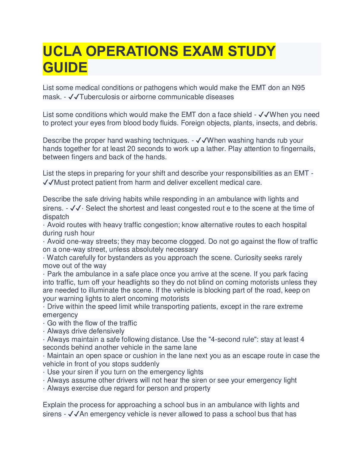 UCLA OPERATIONS EXAM STUDY GUIDE - Scholarfriends