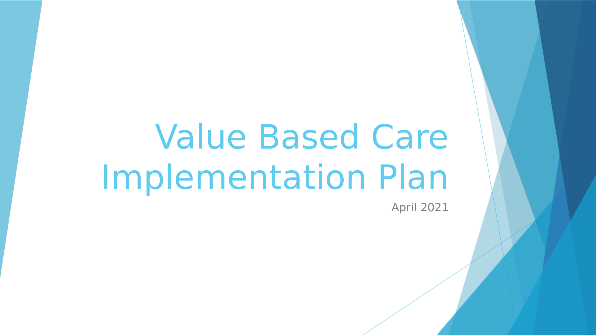 D026 Value Based Care Implementation Plan with complete solution(WGU Elements of Value Based ...