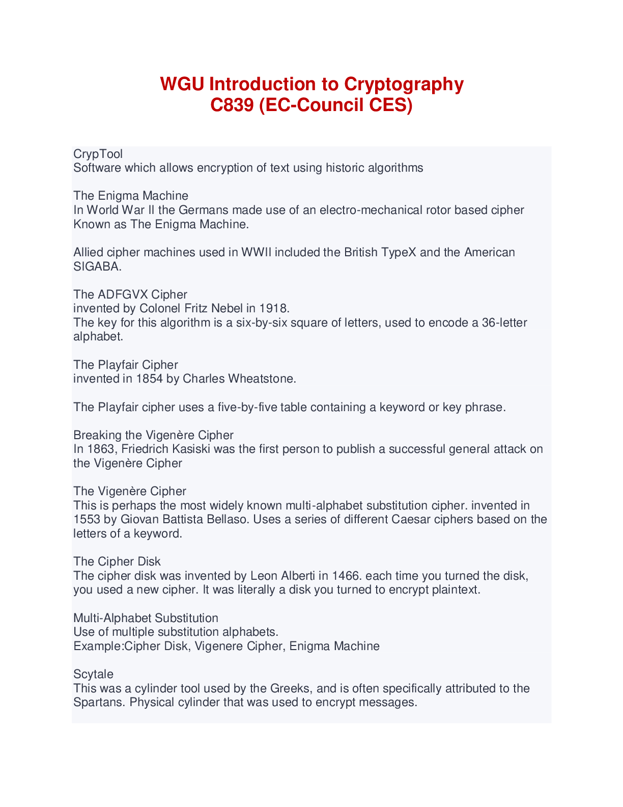 WGU C839 OBJECTIVE ASSESSMENT 2025-2026 /WGU C839 INTRODUCTION TO ...