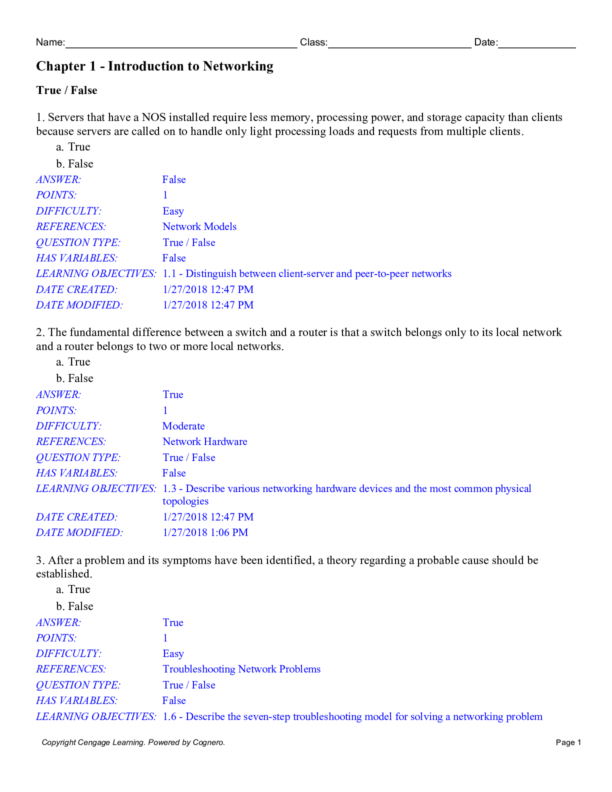 Network+ Guide to Networks, 8th Edition by Jill West, Tamara Dean, Jean ...