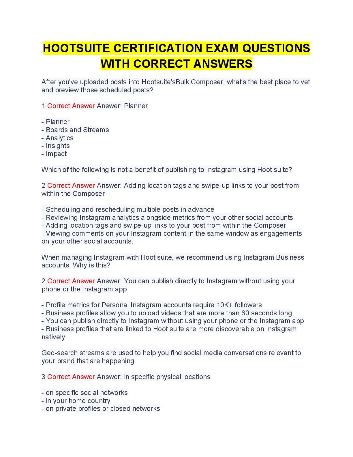 Gcss Army Ssa Course Test 1 With Correct Answers Scholarfriends