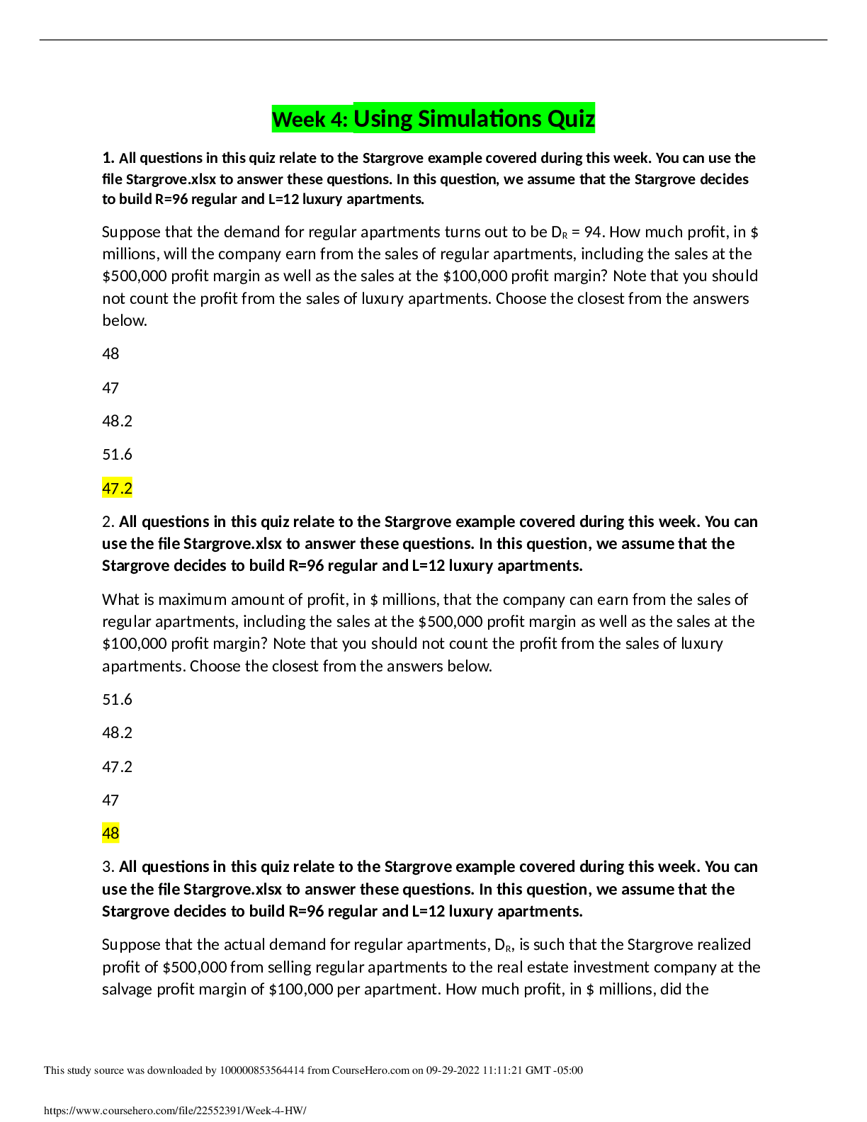 CLM 031 Improved Statement of Work. Exam. 10 Q&A 100%. | Defense ...