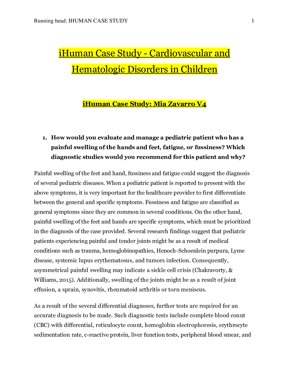Mia Zavarro V4_iHuman Case Study_2020 | iHuman Case Study_Cardiovasc ...