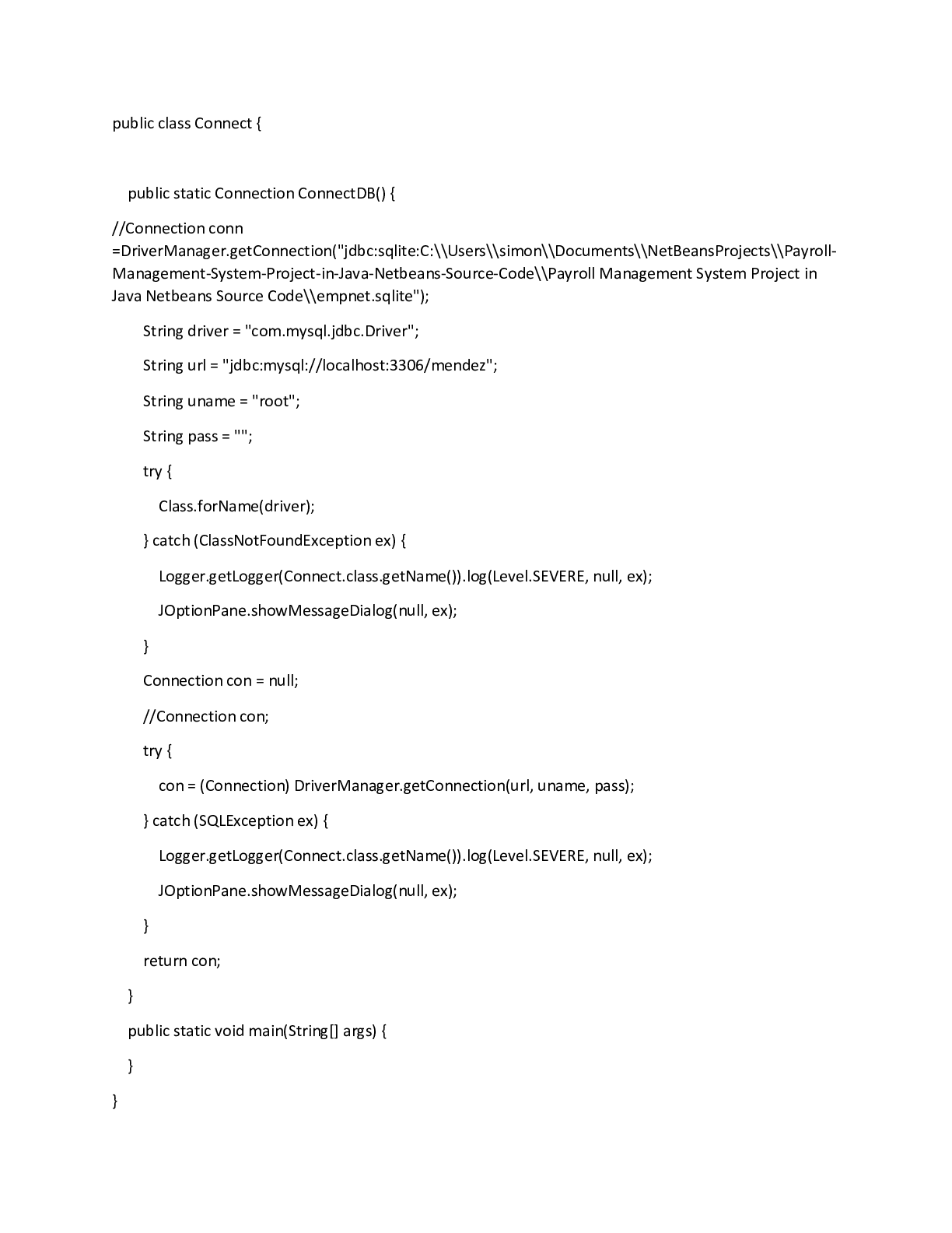 How to connect database with netbeans application/ Java Database ...